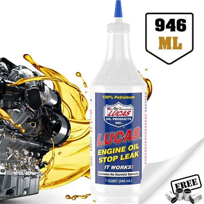 Lucas Oil Petrol Or Diesel Engine Oil Stop Leak Additive Treatment